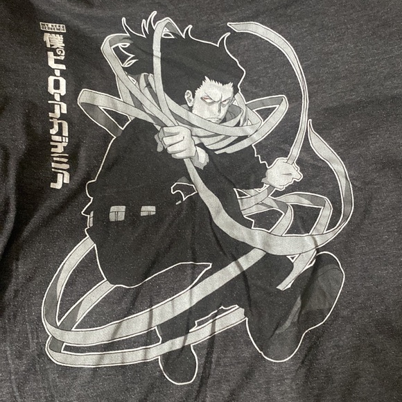 Shirts | Eraser Head My Hero Academia Anime Cartoon Mens Charcoal ...